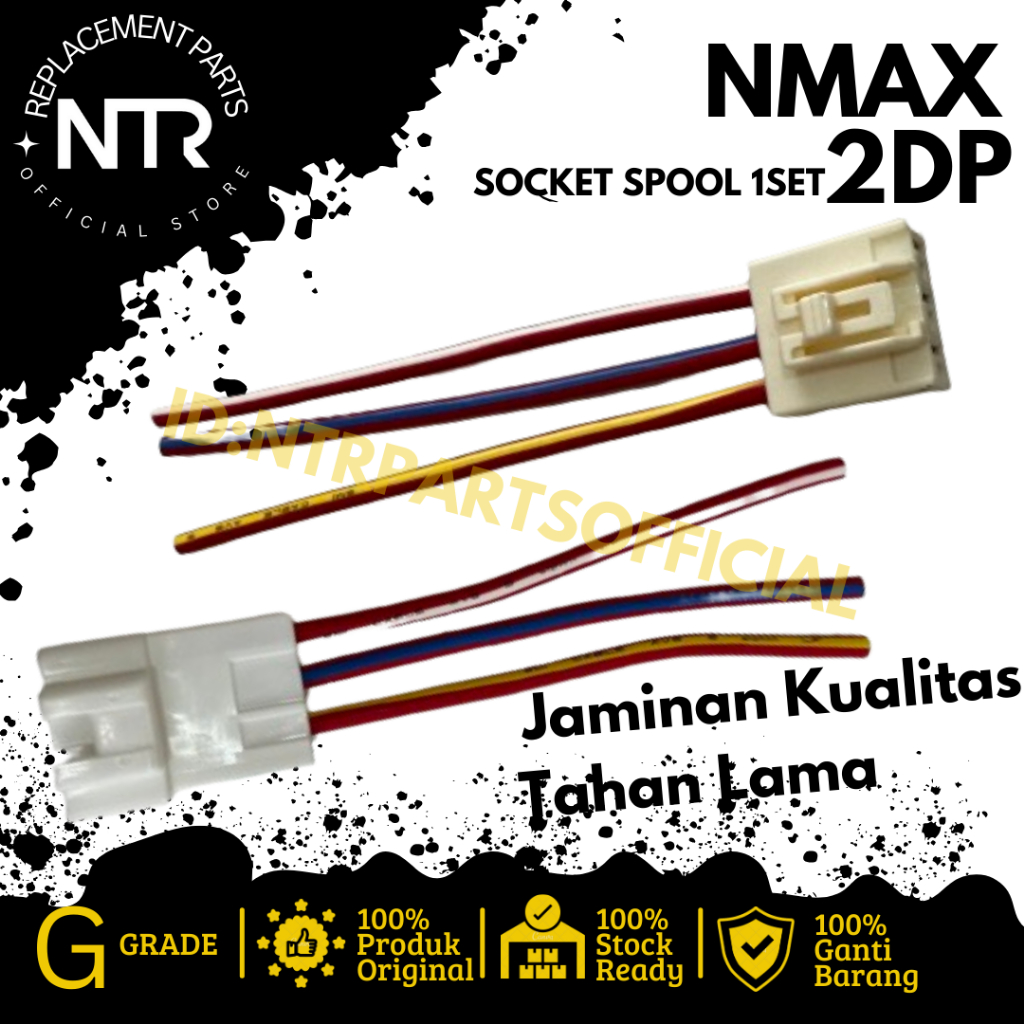 Jual Socket Soket Kabel Spul Spool Nmax Aerox Lexy Freego fazzio 2DP ...