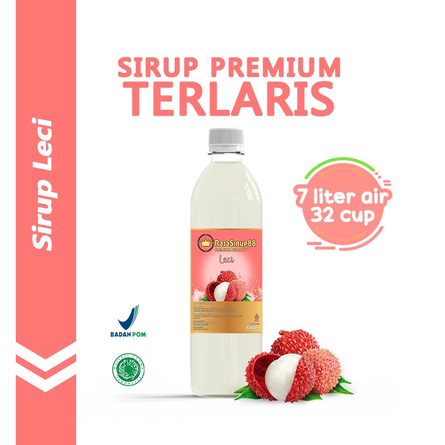 Jual Sirup Rasa Leci / Lychee Minuman Sirop Flavoured Syrup Halal 640 ...
