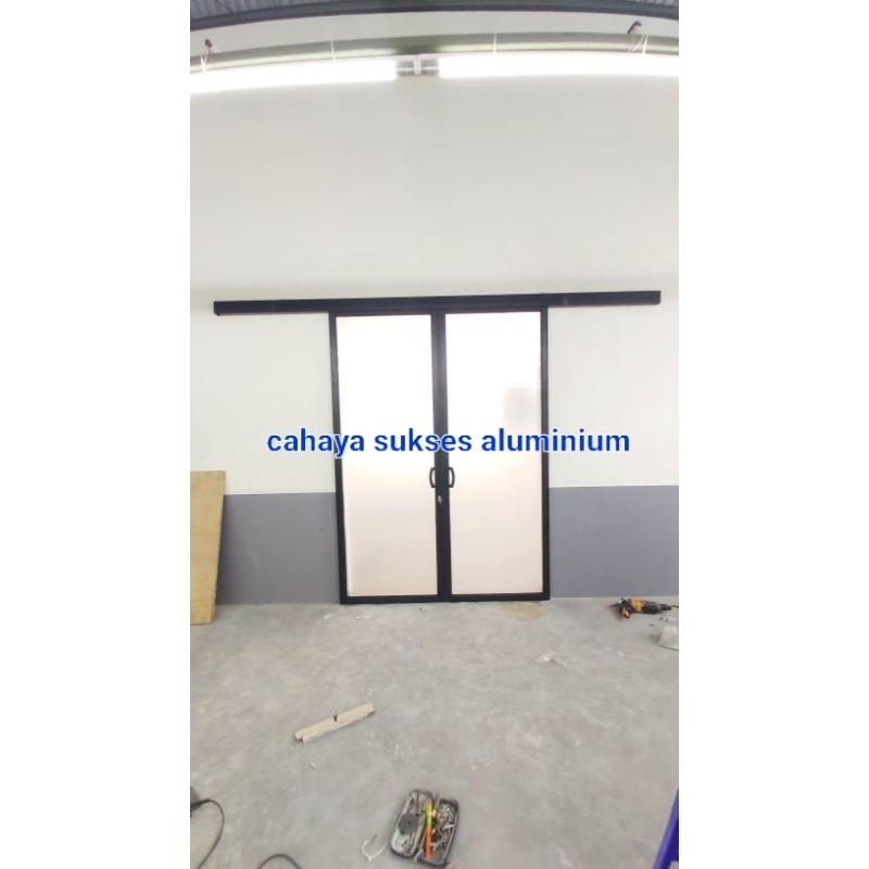 Jual pintu geser /sliding door double ukuran Panjang 240 Lebar 180 ...