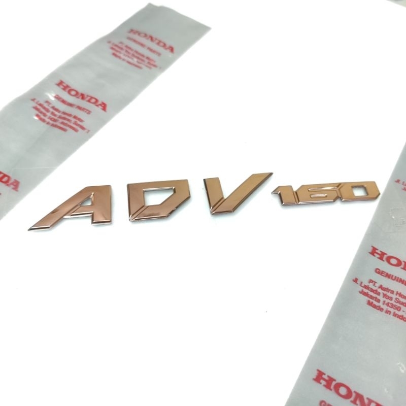 Jual Sticker emblem ADV 160 gold tembaga Timbul original | Shopee Indonesia