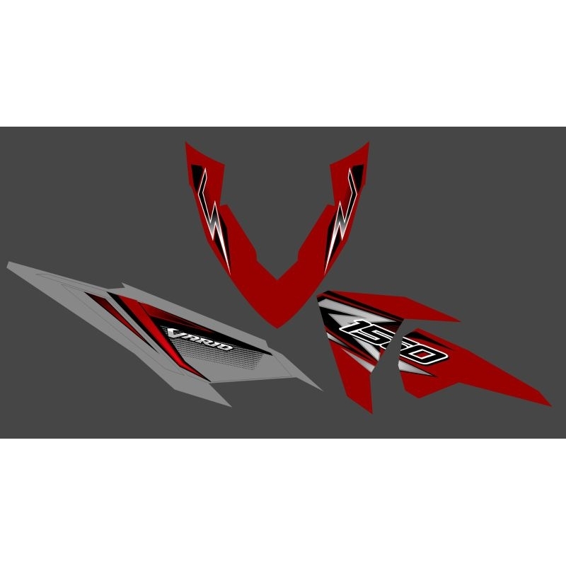Jual striping sticker vario led old 125 150 motif ala Vietnam ...