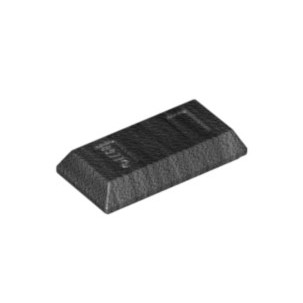 Jual Lego Pearl Dark Gray Part 99563 Minifigure, Utensil Ingot / Bar ...