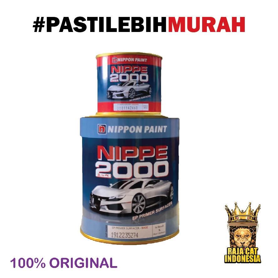Jual Cat Dasar Nippon Paint Nippe Epoxy Primer Surfacer Obat Cairan 1 Liter | Shopee Indonesia