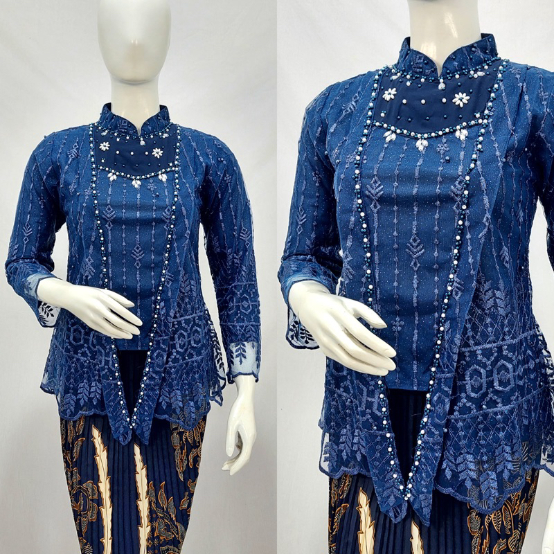 Jual Kebaya modern kutu baru kerah sanghai kebaya wisuda payet | Shopee Indonesia