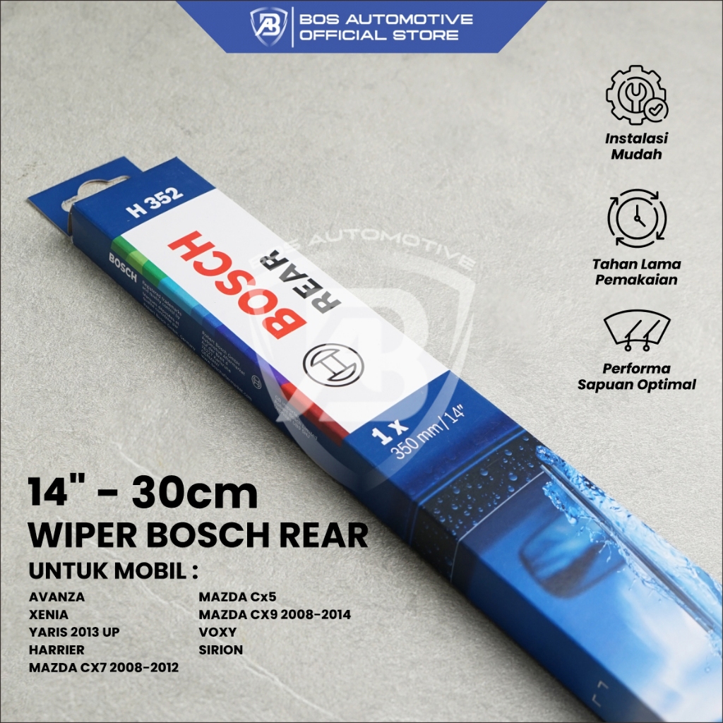 Jual WIPER BELAKANG BOSCH H 352 14" INCH AVANZA / XENIA / SIRION ...