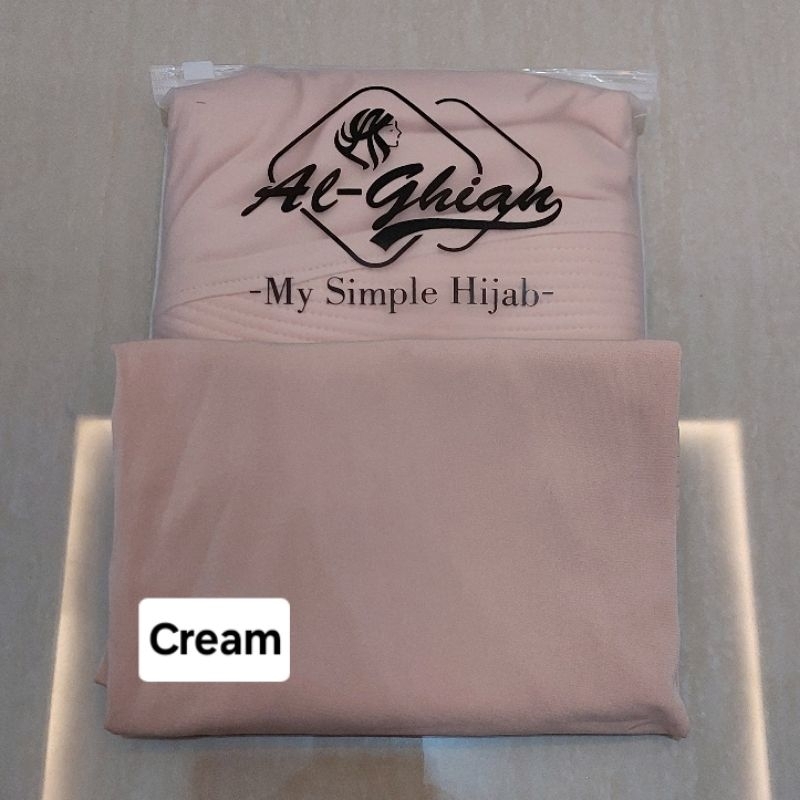 Jual Al-Ghian | Daily Hijab Premium size L | Bergo Hamidah | Shopee Indonesia