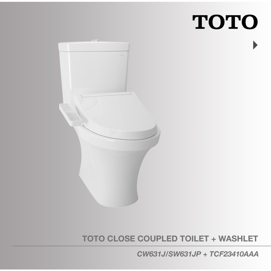 Jual TOTO Closet CW631J/SW631JP+TCF2341 | Closet Duduk - Kloset Duduk ...