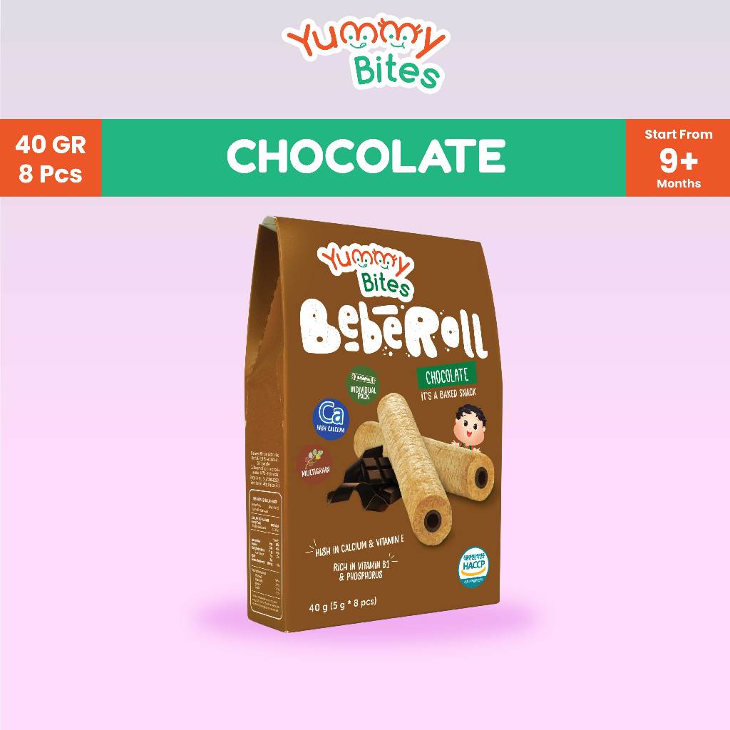 Jual Yummy Bites Beberoll 40 GR Snack Baby/ Cemilan bayi | Shopee Indonesia