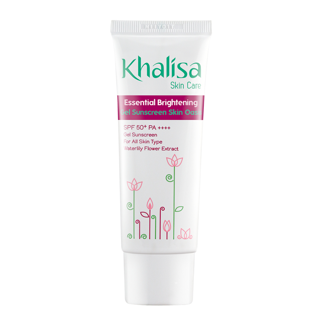 Jual Khalisa Essential Brightening Gel Sunscreen Skin Oasis SPF 50+ 40g ...