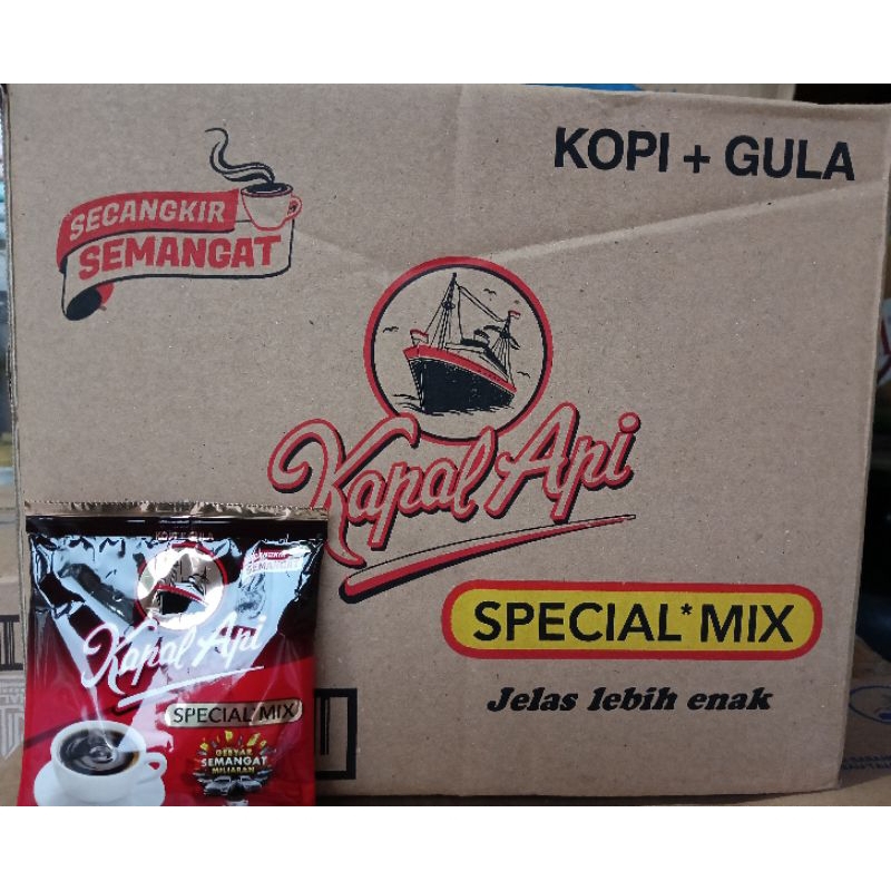 Jual Kopi Kapal Api Mix 23 gram , Isi 1 dus | Shopee Indonesia