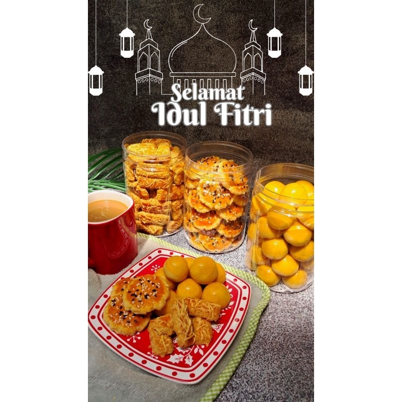 Jual KUE KERING WISMAN PREMIUM UNTUK LEBARAN IDUL FITRI HAMPERS KUKER ...