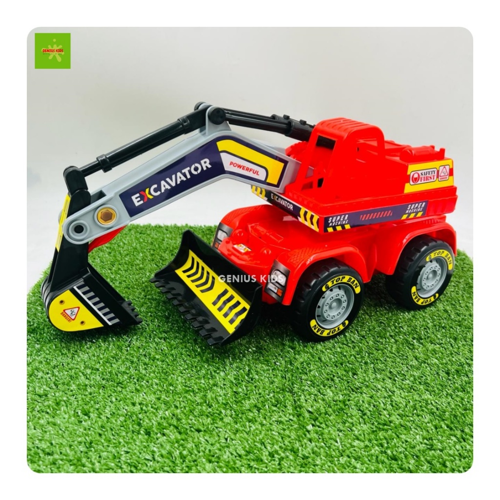 Jual MAINAN TRUK EXCAVATOR BESAR/MOBIL TRUCK KONTRUKSI PERBAIKI JALAN ...