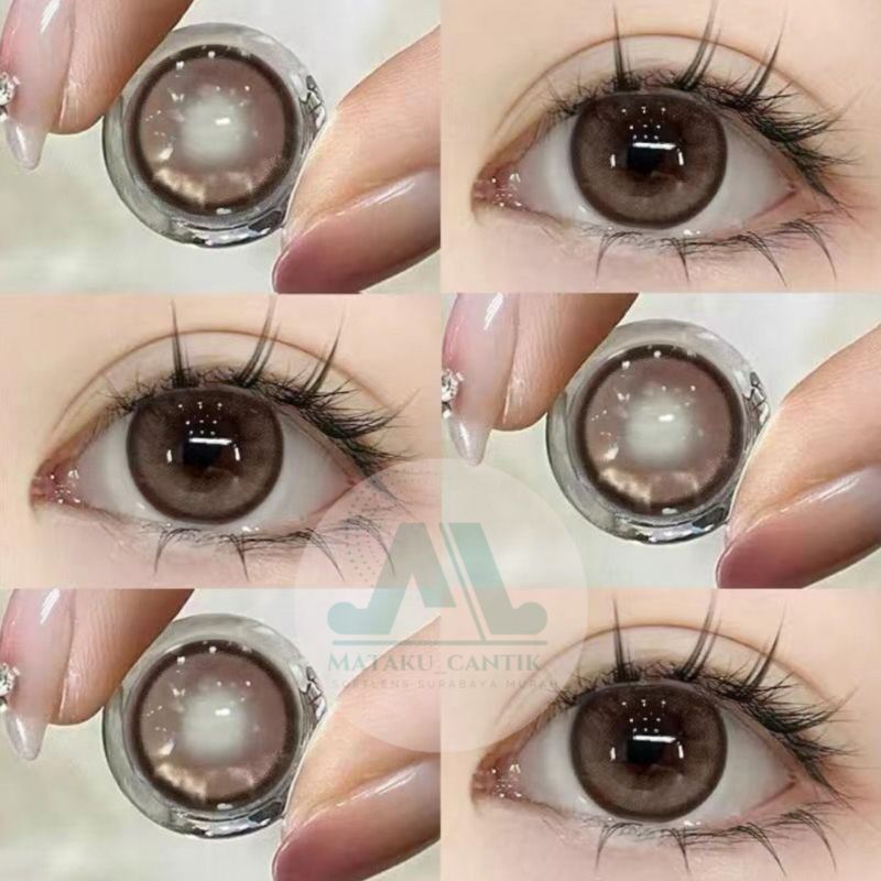 Jual Softlens Chic Brown Premium Diameter 14 MM | Soflens Douyin ...