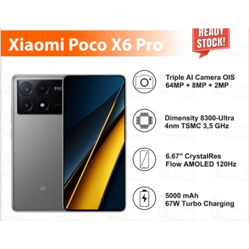 Jual Pocofone X6 pro 5G 12/512 Resmi | Shopee Indonesia