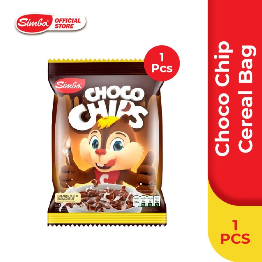 Jual SIMBA CHOCO CHIPS SEREAL COKLAT 1 RENCENG ISI 10 PCS @6GR ...