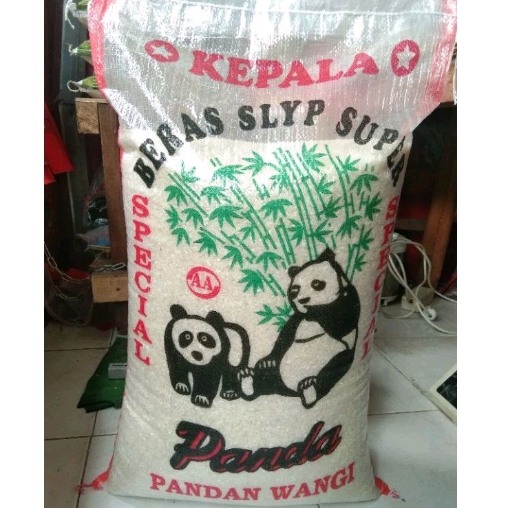 Jual BERAS SLYP SUPER CAP PANDA 25KG | Shopee Indonesia
