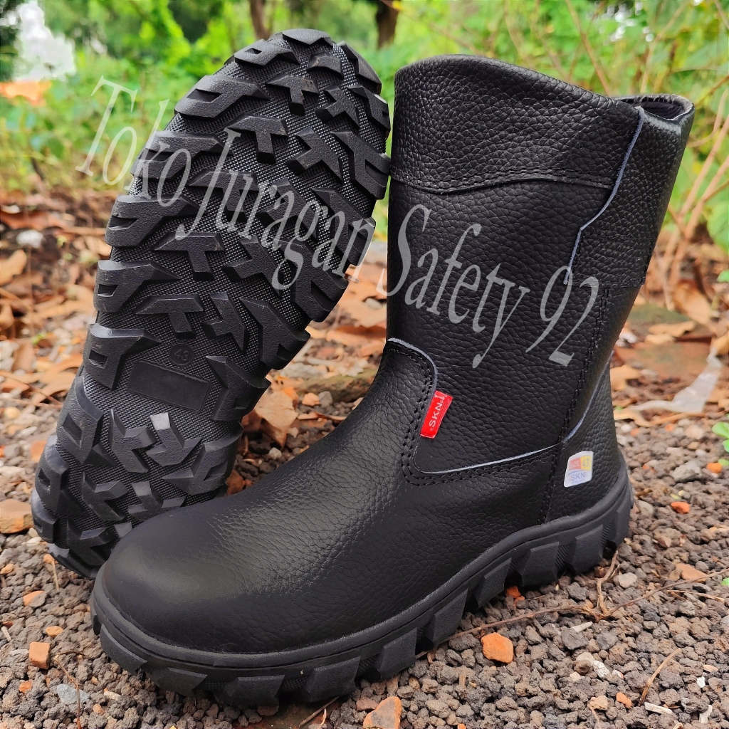 Jual Sepatu Safety Kulit Sapi Asli King Kerja Pabrik Proyek Bengkel ...
