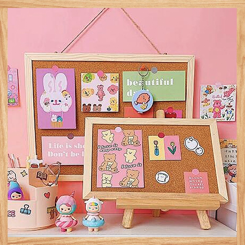 Jual DiskonCork Board Papan Buletin 2X3 Cm Pin Board Dekorasi Ruang ...