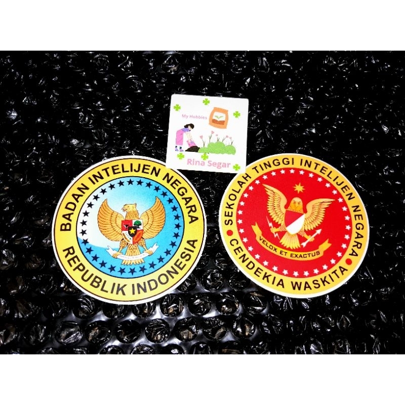 Jual Stiker BIN Badan Intelijen Negara Sticker Logo Tempel Instansi ...
