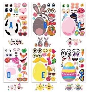 Jual Sticker Hias Telur Paskah Stiker Telor (III) | Shopee Indonesia
