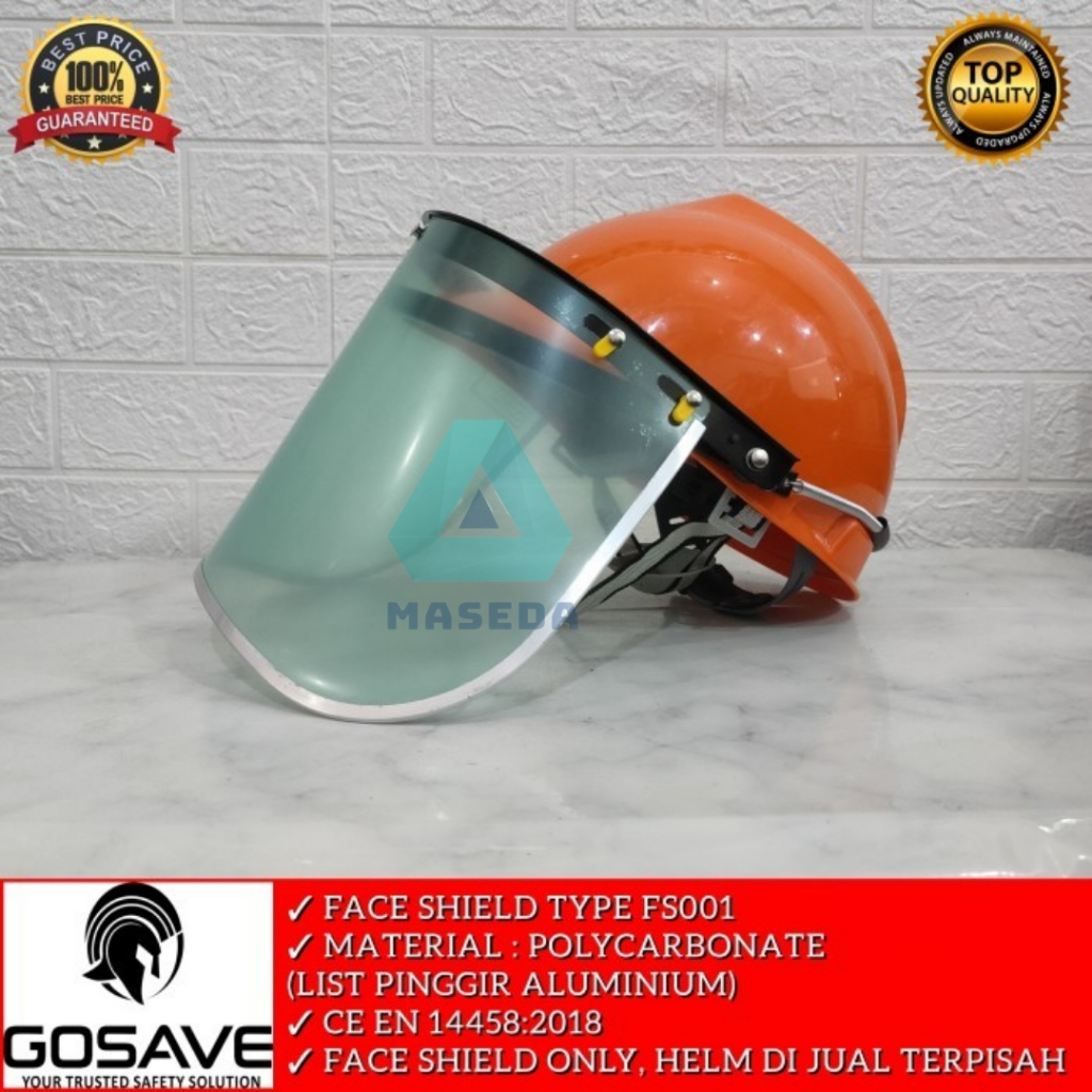 Jual Safety Face Shield Gerinda Face Shield Bracket Visor untuk Helm ...
