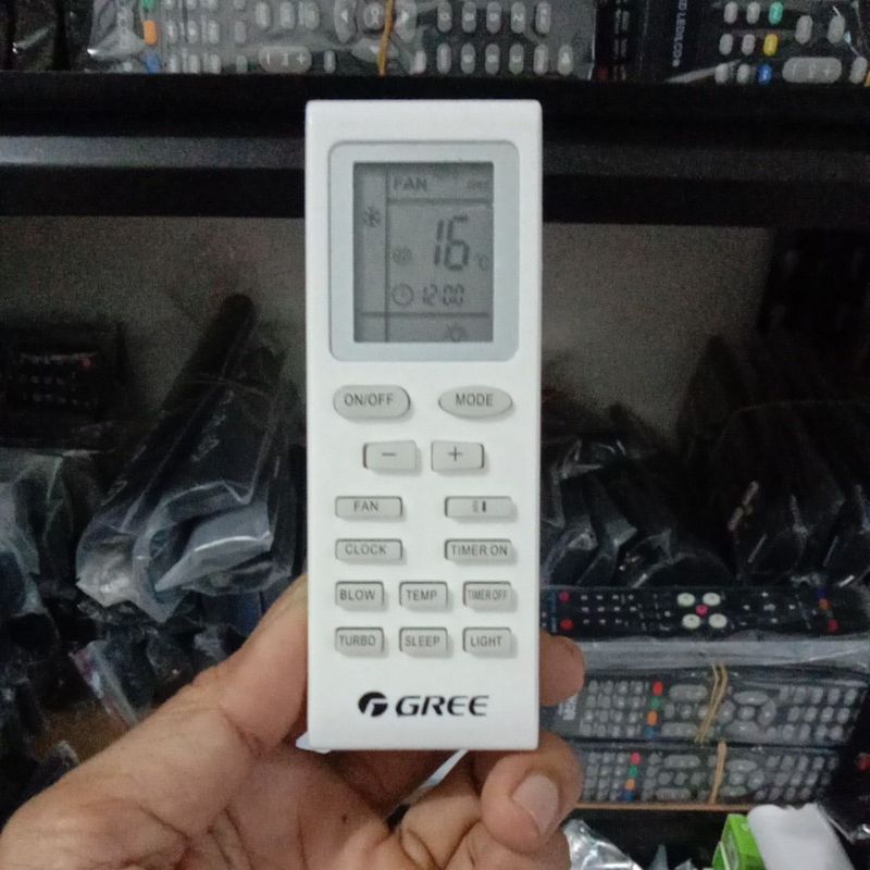 Jual REMOT REMOT AC GREE/CRISTAL/DAIKIN/SANYO/SHARP YB1FA | Shopee ...