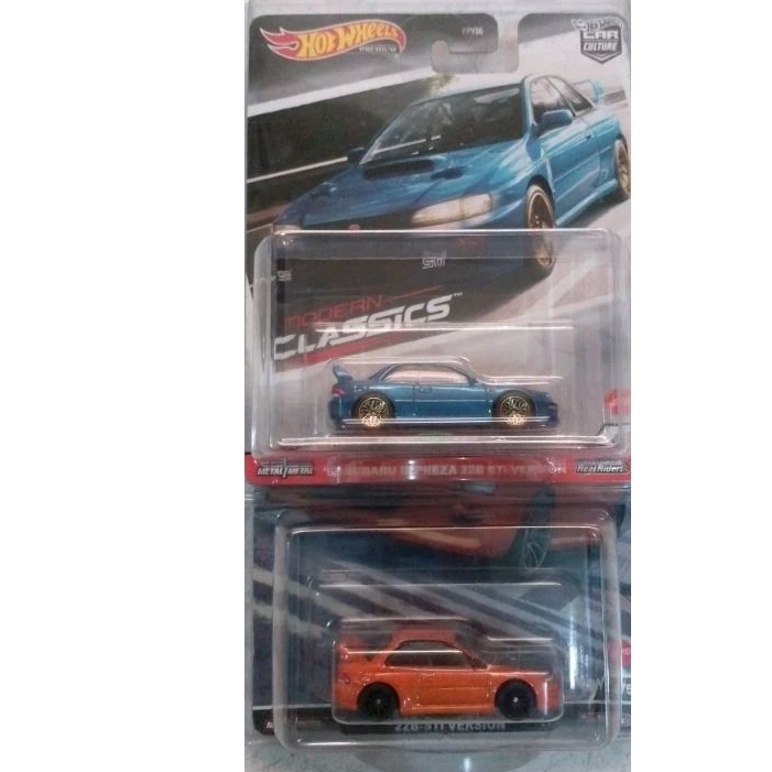 Jual paket hot wheels 98 Subaru Impreza 22b satu version biru dan ...