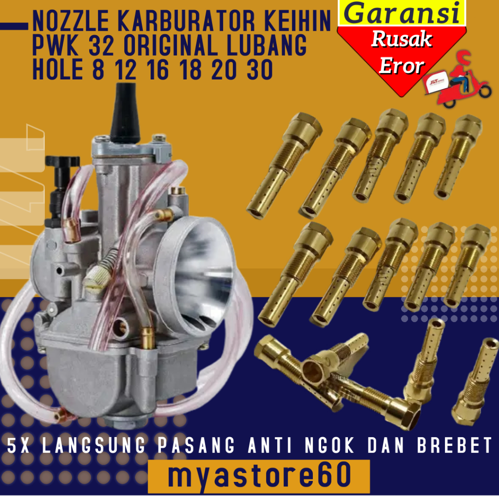 Jual Nozel Nozzel Nozle Karburator Karbu Carburator Carbu Karbulator PWK 32 Keihin Sudco Model ...