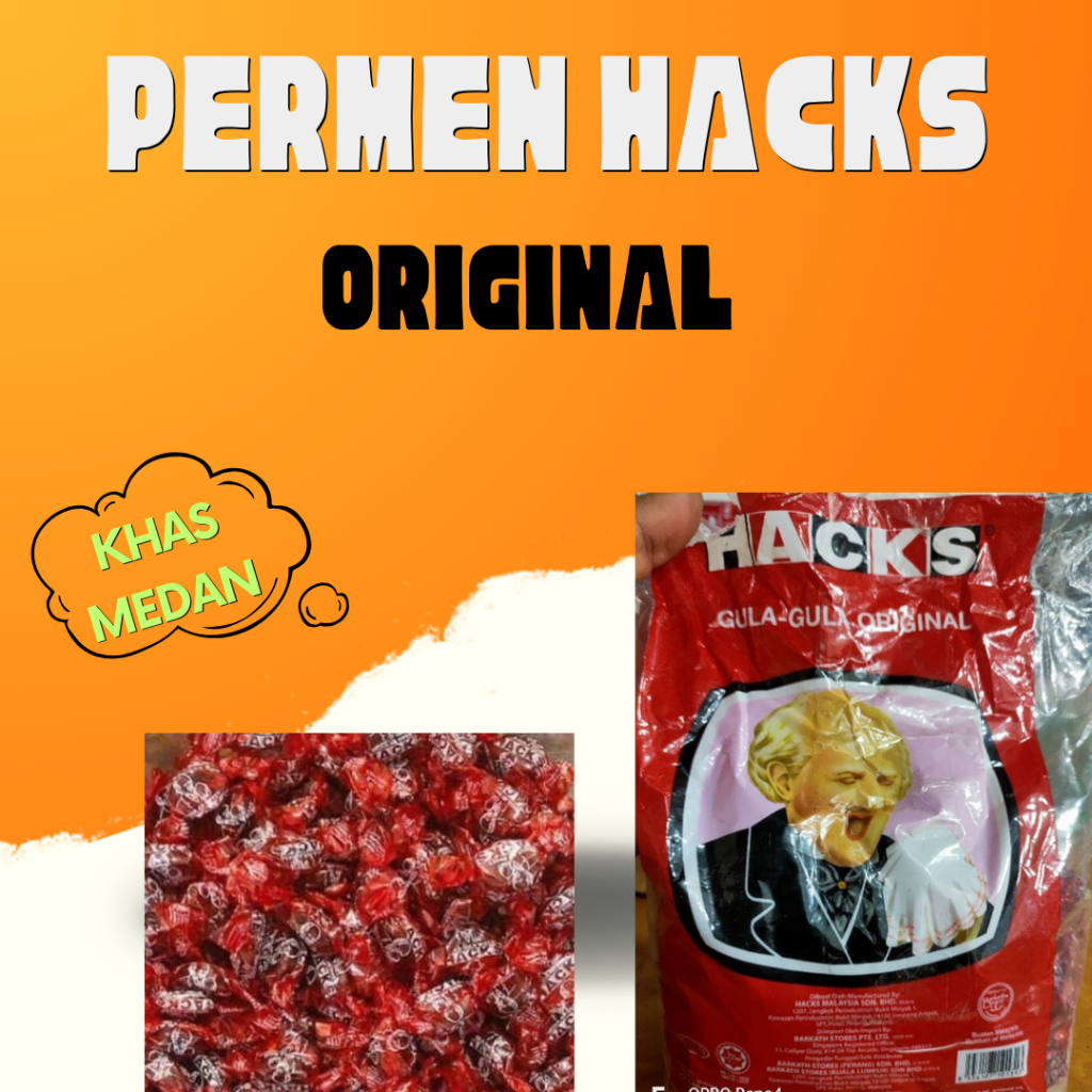 Jual Permen HACKS Khas Medan Toba Batak LEGEND | Shopee Indonesia
