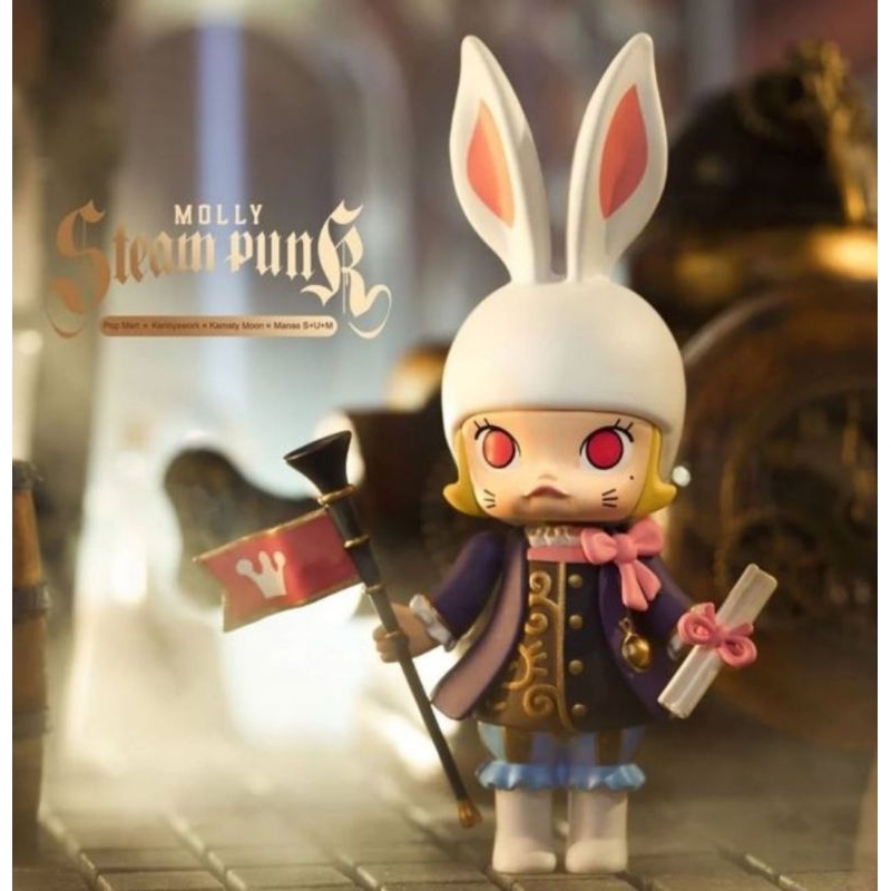 Jual POP MART Molly Steam Punk White Rabbit Mini Figure Open Box ...