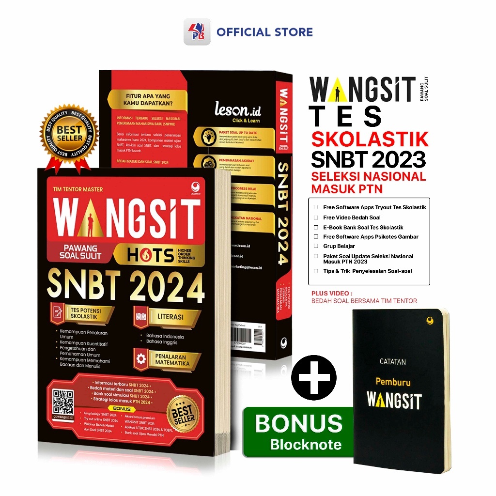 Jual Buku Wangsit SNBT 2024 + Bonus / Wangsit Pawang Soal Sulit SNBT ...