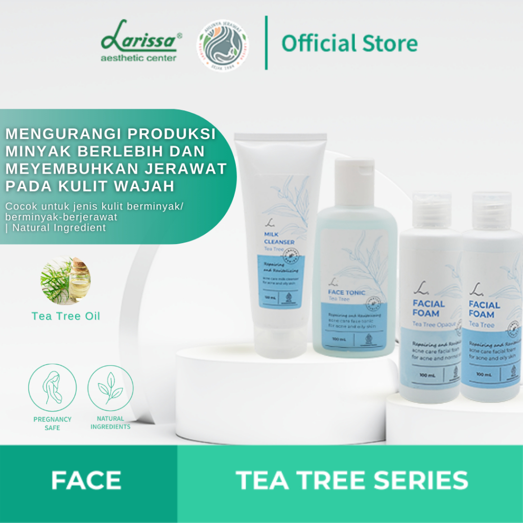 Jual LARISSA FACE PRODUCT TEA TREE | Shopee Indonesia