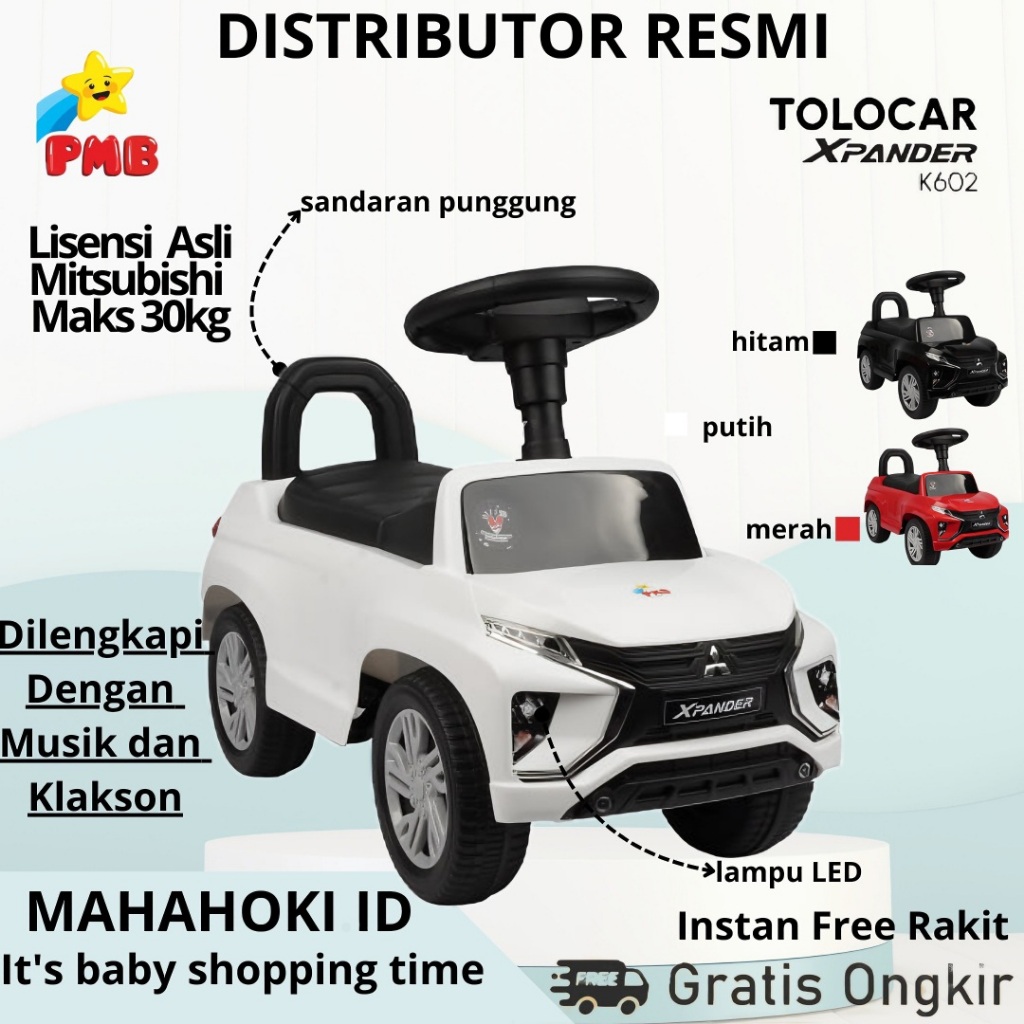 Jual TOLOCAR MITSUBISHI EXPANDER K602 PMB TOYS MOBIL EXPANDER MOBIL ...
