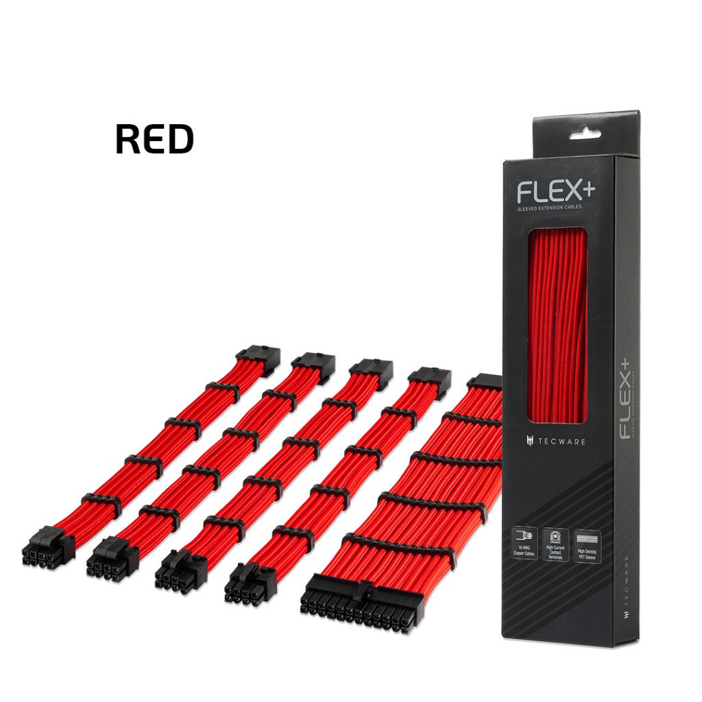 Jual TECWARE FLEX PLUS PSU Extension Set (5Pcs Power Supply Cables ...
