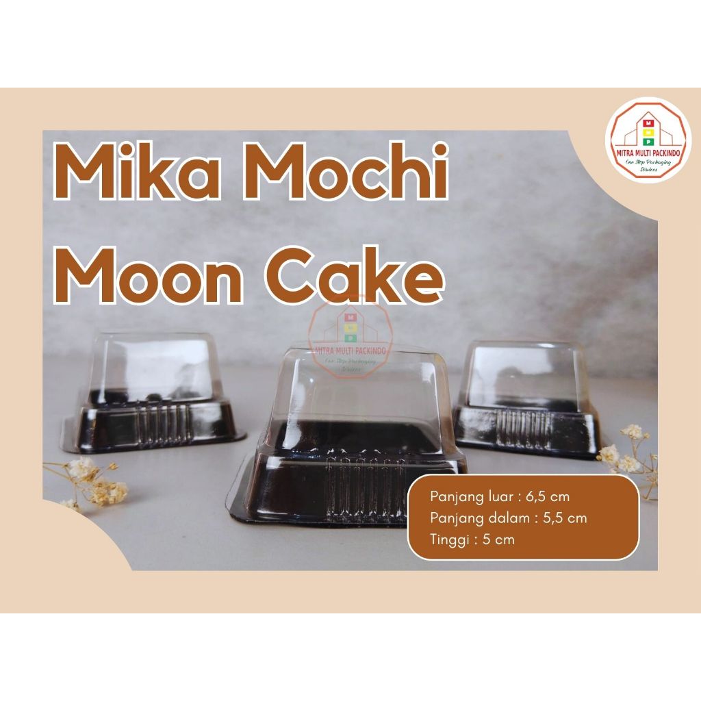 Jual ISI 200 PCS Mika Moon Crispy Kotak Kecil | Tempat Mochi | Kotak ...