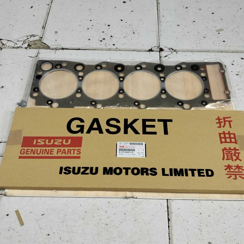 Jual GASKET HEAD CYLINDER PACKING HEAD ONLY BESI ISUZU ELF NKR 66 4HF1 8-97105873-0 | Shopee ...