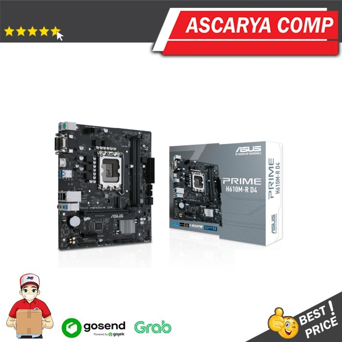 Jual ASUS PRIME H610M-R D4 (Intel LGA 1700) | Shopee Indonesia