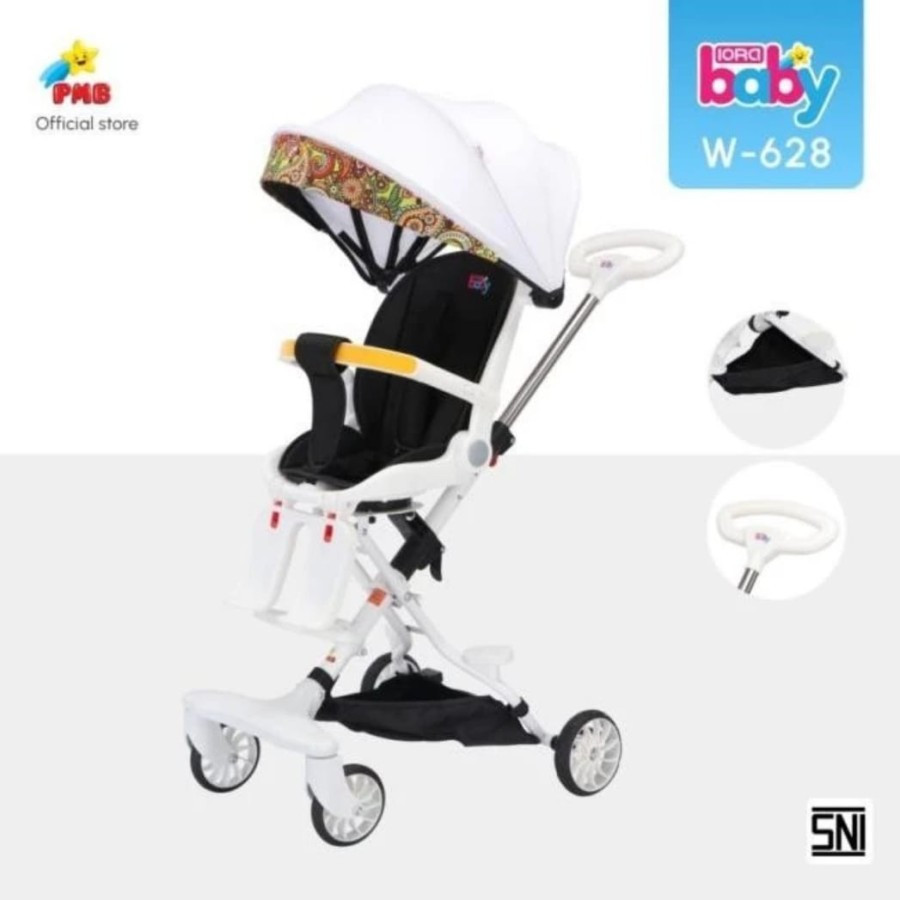 Jual MAGIC STROLLER KERETA DORONG ANAK IORA BABY W628 BISA TIDUR LURUS | Shopee Indonesia