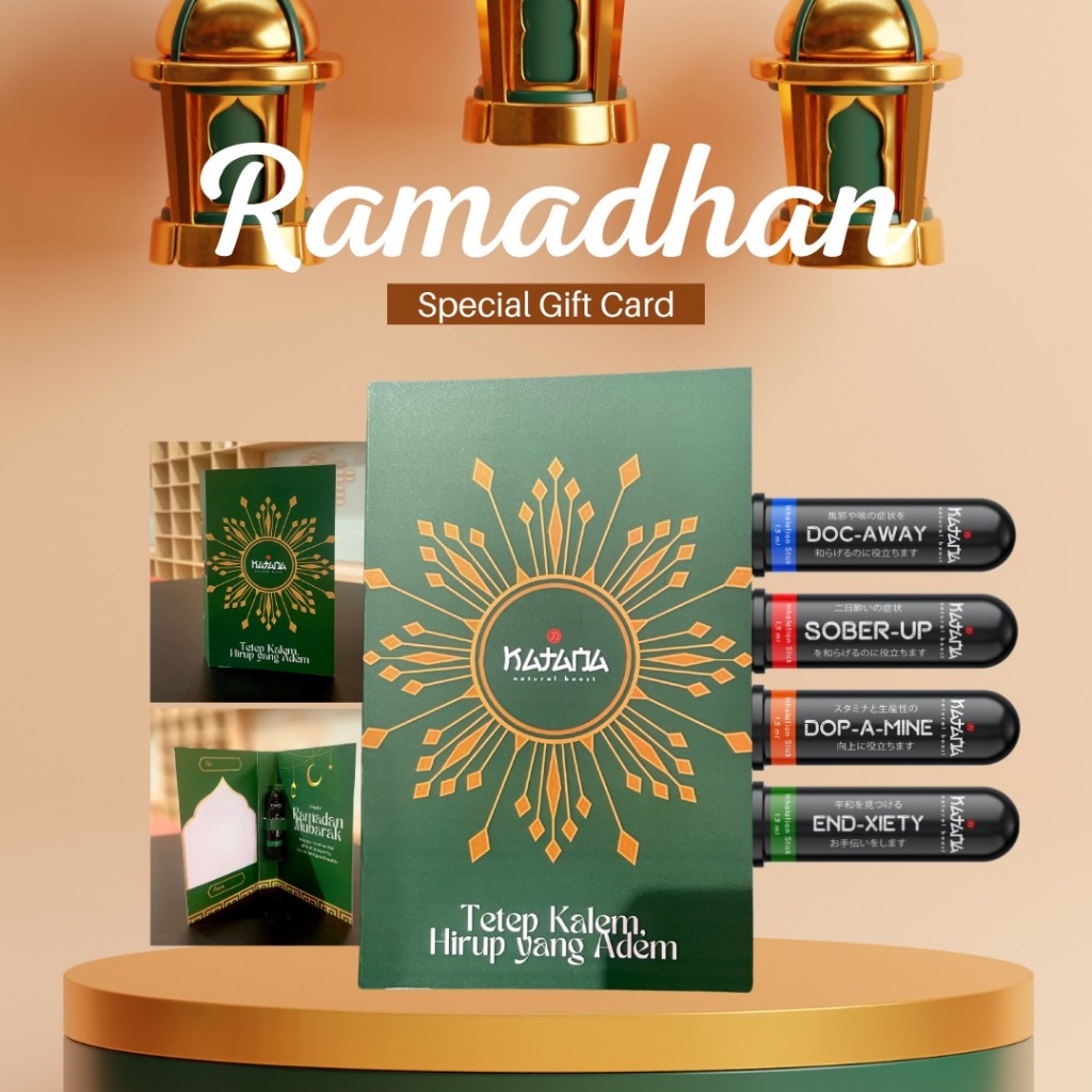 Jual (Ramadan Edition) Gift Card - Katana Natural Essential Oil Inhaler ...