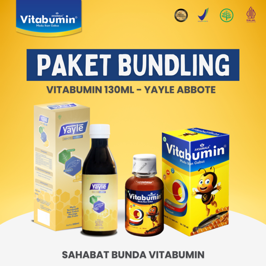 Jual Vitabumin 130ml & Yayle Abbote - Solusi Perbaikan Gizi Anak ...