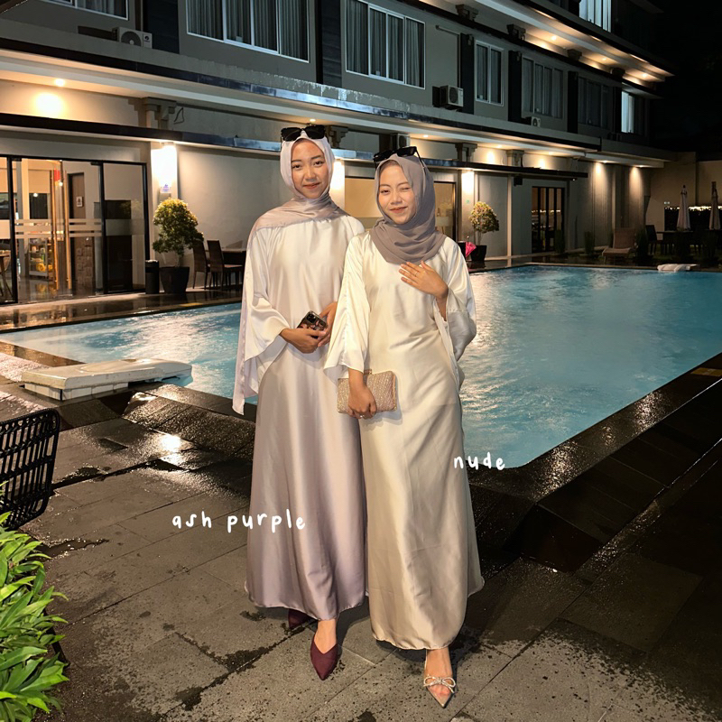 Jual RESTOK 20 Maret Chafia dress/ chafia abaya/chafia gradasi/dress ...
