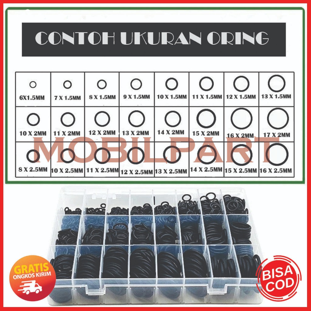 Jual KARET O RING SEAL ORING READY SEMUA UKURAN LENGKAP BISA ECER!!!! (TEBAL 2MM & 3MM) | Shopee ...