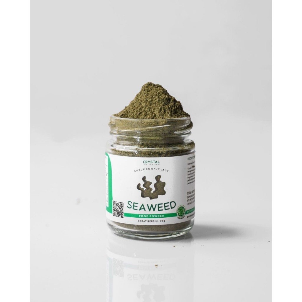 Jual Bubuk Nori Rumput Laut Murni Tanpa Garam Ukuran 40g | Seaweed ...