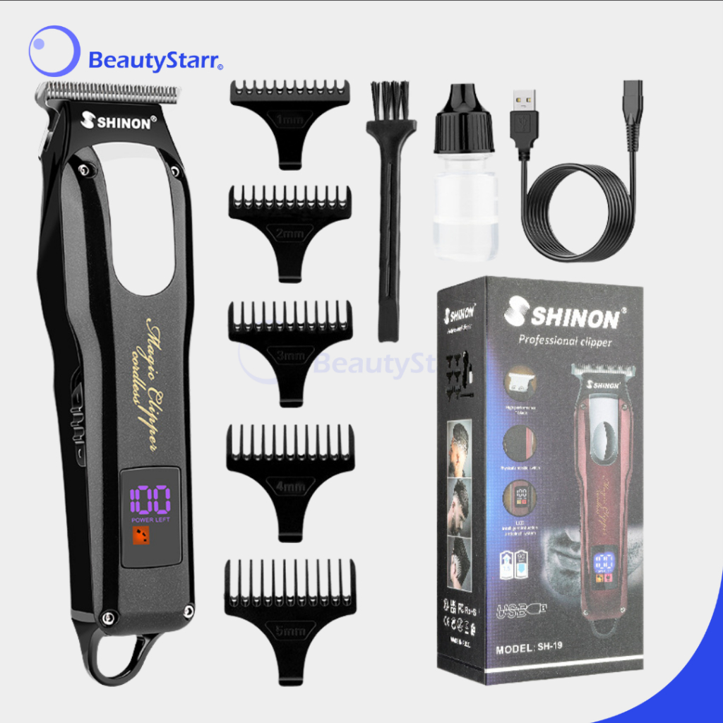 Jual [ READY STOCK ] SHINON SH-19 ALAT PENCUKUR RAMBUT PRIA ELEKTRIK ...