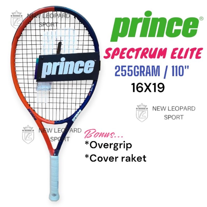 Jual Raket tenis Prince Spectrum elite 110 255gram/raket tenis | Shopee ...