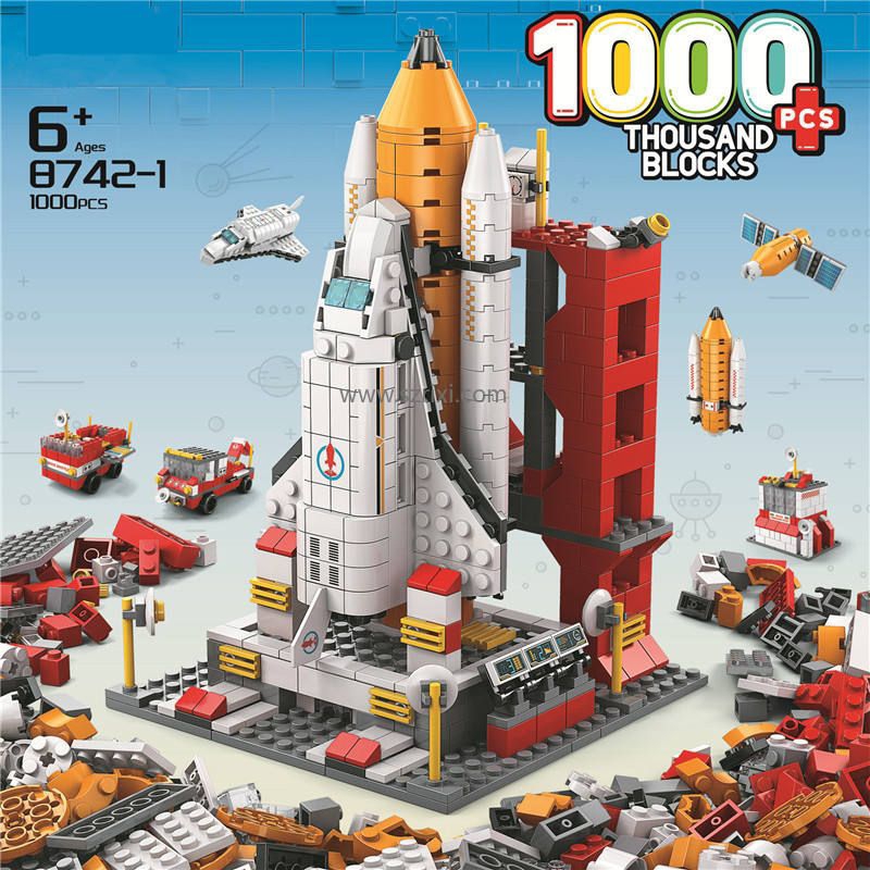 Jual 1000+ pcs Lego iDiY Rocket Roket Blok Block Balok Bricks Tumpuk ...