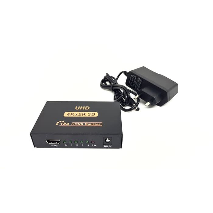 Jual HDMI SPLITTER 4 PORT (1 INPUT 4 OUTPUT) | Shopee Indonesia