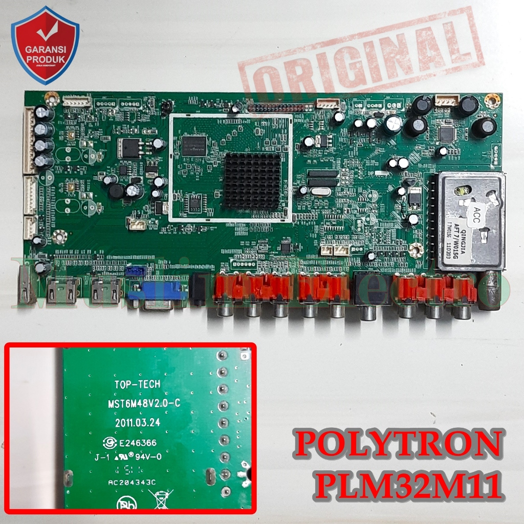 Jual Mainboard LCD TV Polytron PLM32M11 32M11 | Shopee Indonesia