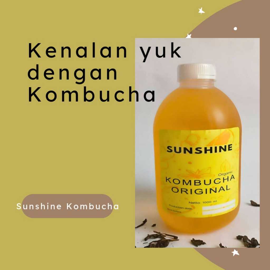 Jual Kombucha Original Sunshine 1 liter | Shopee Indonesia