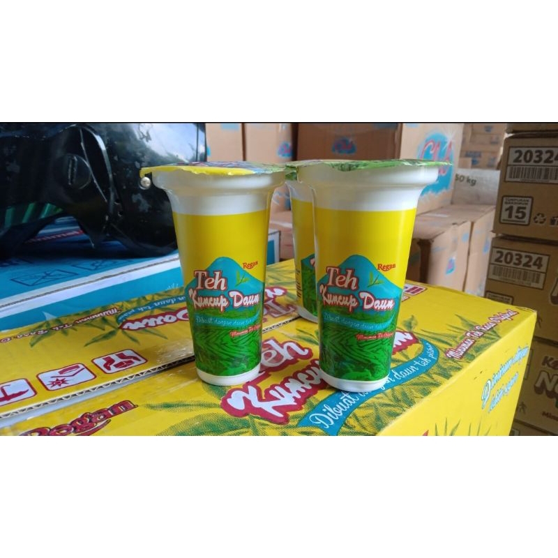 Jual Teh Gelas Kuncup Daun 1 karton 24 cup x 180ml | Shopee Indonesia